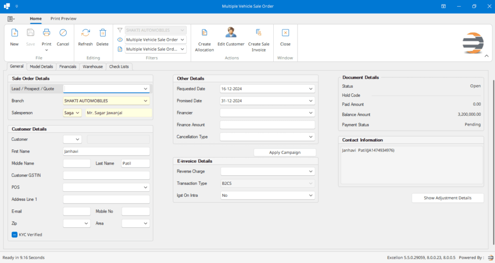 Dealer Management System - Vehicle Management